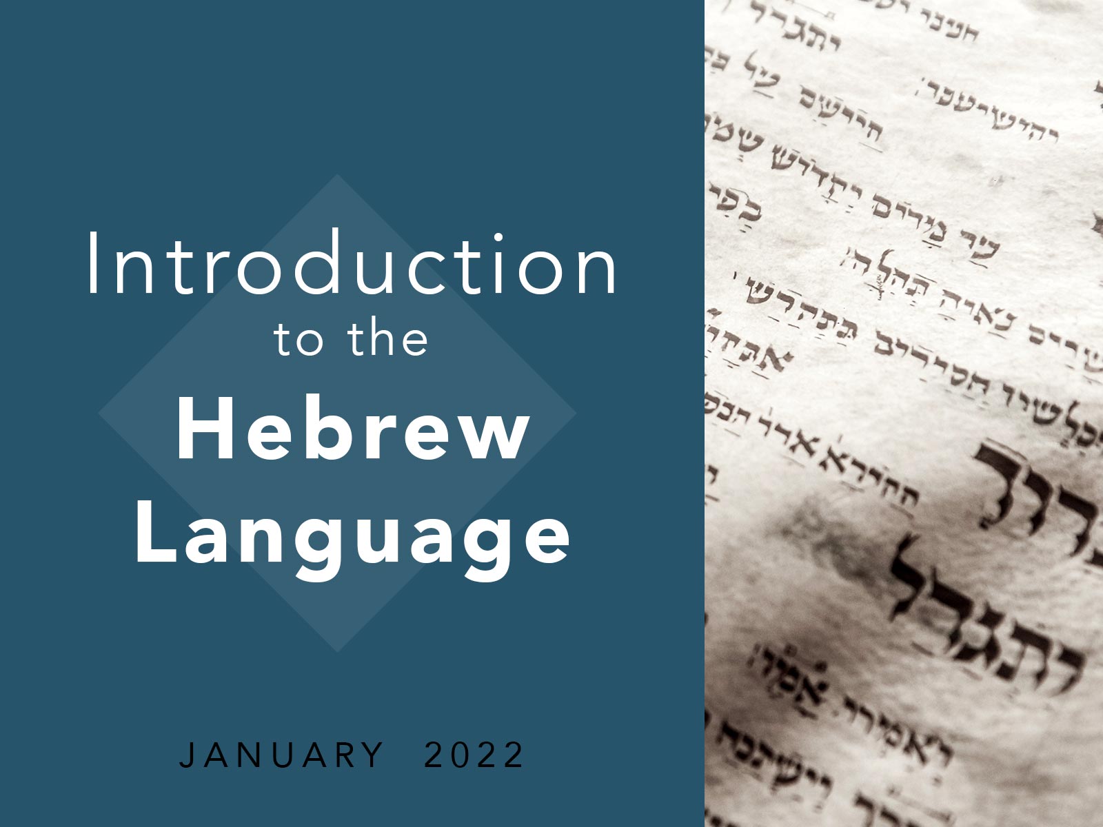 Hebrew Classes - Gospel Haven Church